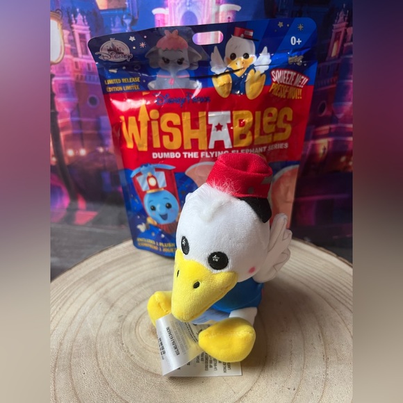 Disney | Toys | Disney Park Wishables Dumbo Series Mr Stork Plushnew ...